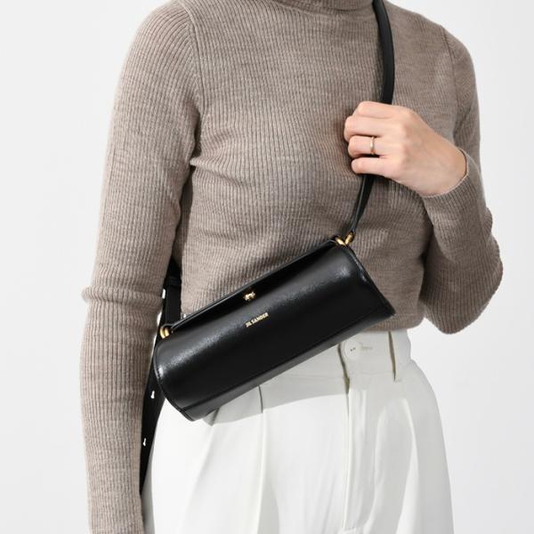 ジルサンダー JIL SANDER ショルダーバッグ ブラック ホワイト